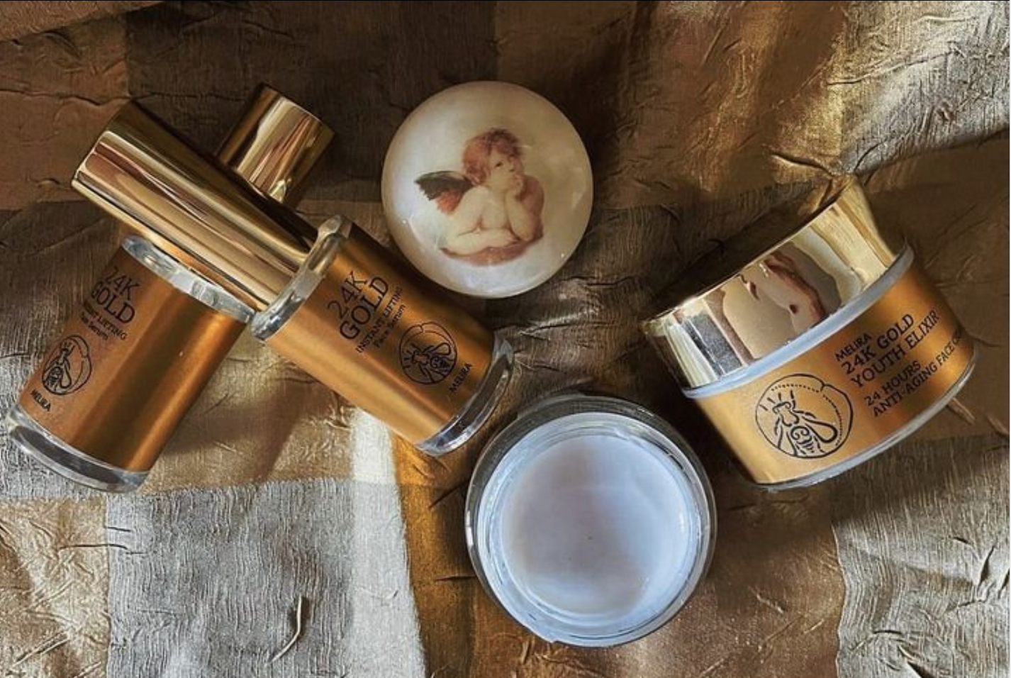 Melira 24K Gold Youth Elixir Anti-Aging Face Cream - Revitalizing Mois ...